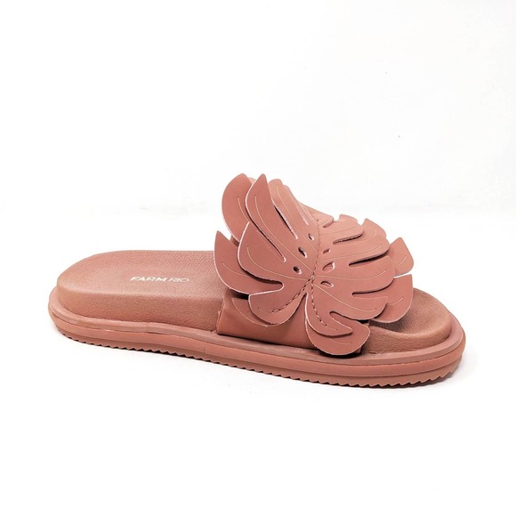FARM Rio | Shoes | New Farm Rio Womens 9 Monstera Leaf Anatomic Slides ...
